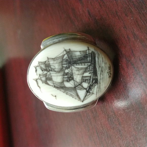 Accessories | Sterling Silver Scrimshaw Ring | Poshmark